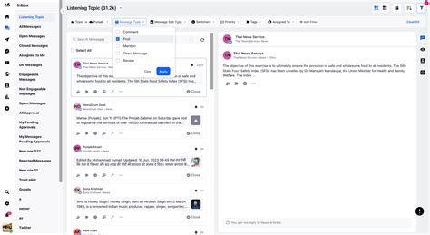 Topic Stream In Inbox Sprinklr Self Serve Help Center