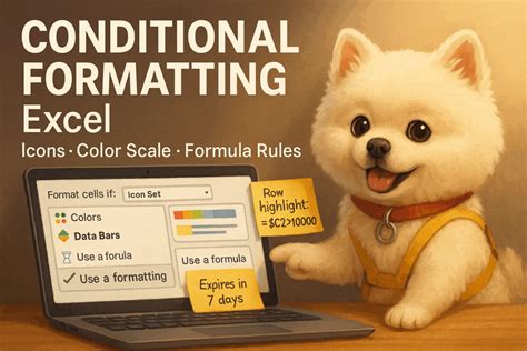 Excel 条件格式——图标、颜色比例、公式规则、突出显示整行以及突出显示重复项和到期日期的完整指南