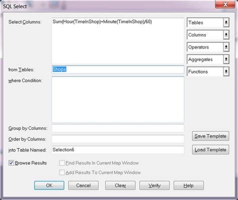 Finding The Sum Of Time Columns In Mapinfo Pro