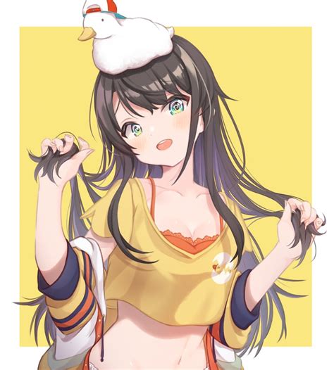 Oozora Subaru Subaru Duck And Oozora Subaru Hololive Drawn By Suzushika Danbooru