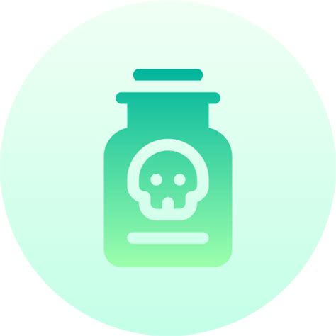 Poisoning Basic Gradient Circular Icon