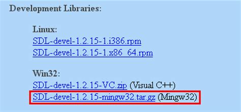 Introduction à La Sdl Installation Et Création Dun Projet