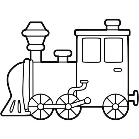 Train Coloring Pages Easy Printable