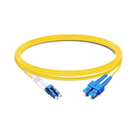 Duplex Os2 9125 Lc Sc Single Mode Fiber Optic Cable 4m Fibermall