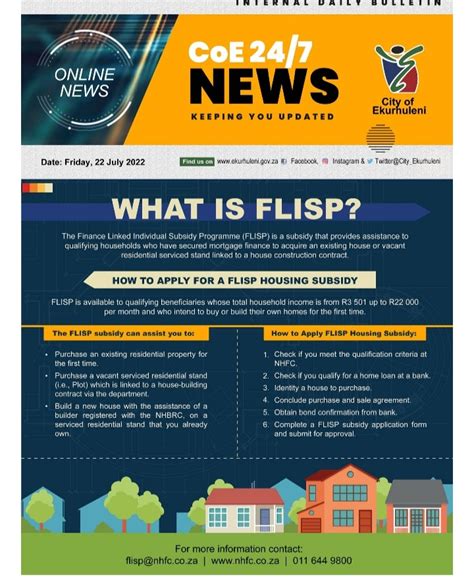 How To Apply For A Flisp Housing Subsidy City Of Ekurhuleni Brakpan Old Location Housing
