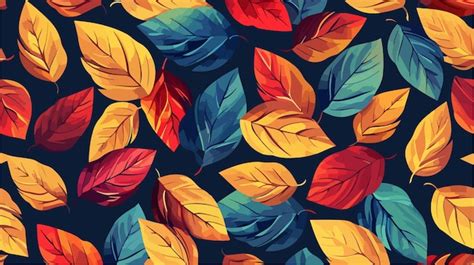 Exquisite Leafs Pattern Background Icon Vector Premium Ai Generated