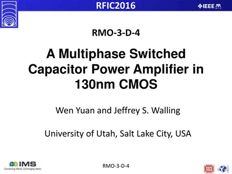 Pdf A Multiphase Switched Capacitor Power Amplifier In 130nm Cmos