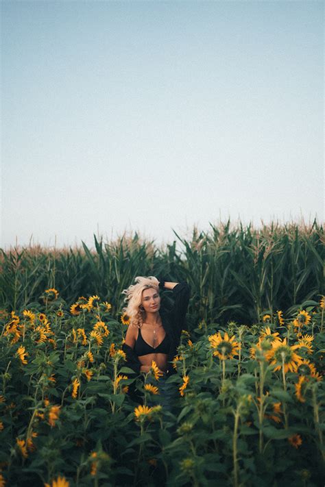 Sunflower Girl On Behance
