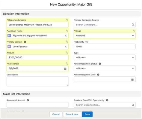 Creating And Managing Payments For Fundraising
