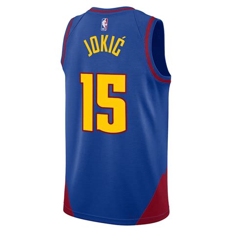 Denver Nuggets Nikola Jokic Statement Edition Blue Nba Jersey
