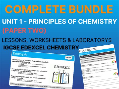 Edexcel Igcse Chemistry Unit 1 Triple Science Paper 2 Bundle Teaching Resources