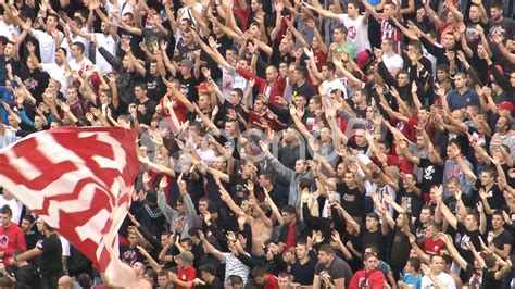Cheering Football Crowd