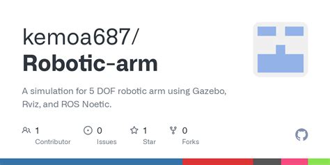 Github Kemoa687robotic Arm A Simulation For 5 Dof Robotic Arm Using