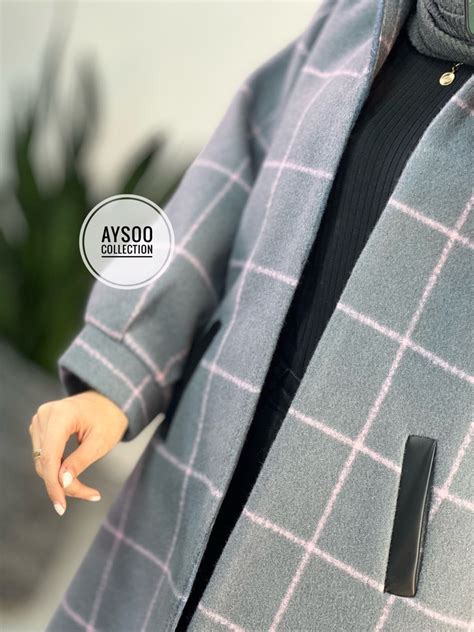 پالتو بلند کلاه چرم