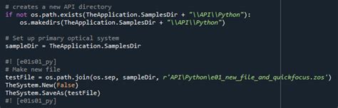 Standalone Application Of Zemax Api With Python