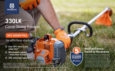 Husqvarna 330lk Gas String Trimmer 28 Cc 2 Cycle 20 Inch
