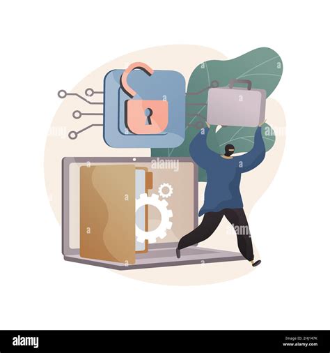 Data Leakage Abstract Concept Vector Illustration Stock Vector Image And Art Alamy