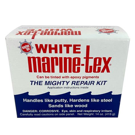 Reef Epoxy Marine Tex Rm306k Epoxy Putty Repair Kit White 14 Oz With