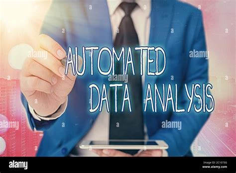 Word Writing Text Automated Data Analysis Business Photo Showcasing Artificial Intelligence And