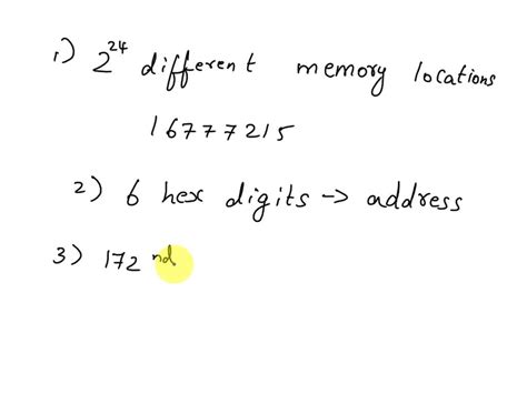 SOLVED 1 You Are Designing A Simple Memory Addressing System For A