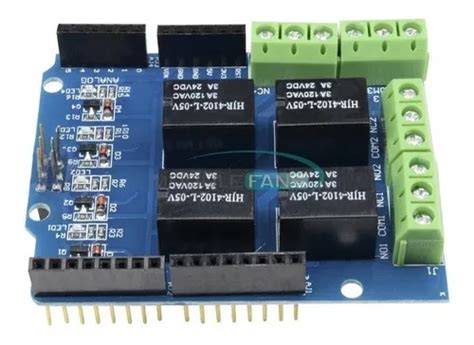 Shield Rele 4 Canales 5v V1 0 Para Arduino Uno R3 24 000 En Rionegro Antioquia Mebuscar