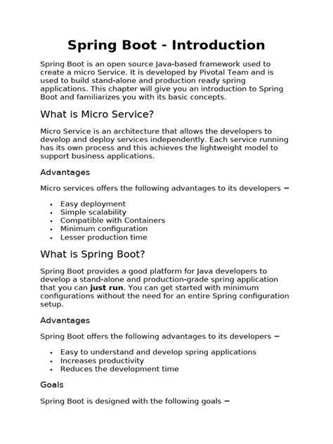 Springboot Notes Pdf Computing Computer Programming