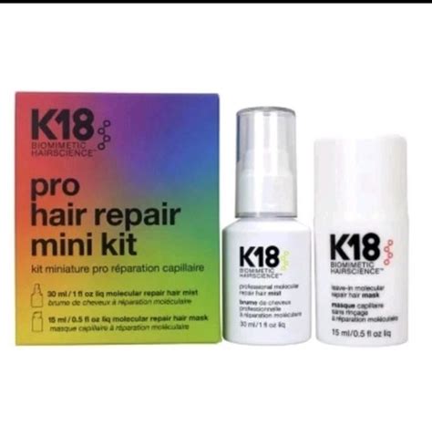 K18 Pro Hair Repair Mini Kit Molecular Repair Mist 1oz And Mask 0 5oz New