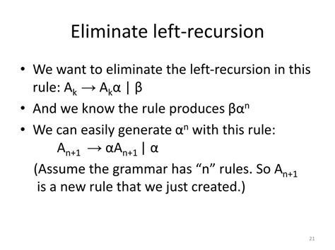 Ppt How To Convert A Context Free Grammar To Greibach Normal Form