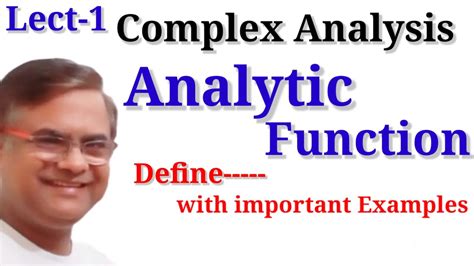Bsc 6th Sem Complex Analysis Analytic Function Bsc 3rd Year Youtube
