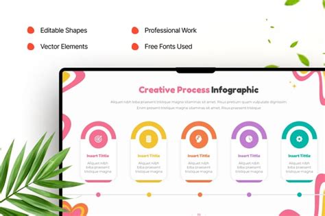 Creative Process Infographic Groovy Style Incl Creative And Infographi Envato
