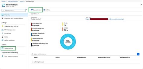 Working With Topic And Subscription Azure Service Bus
