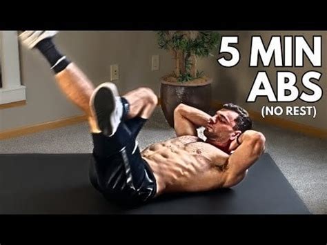 Intense 5 Minute Ab Workout With No Rest R Workouts
