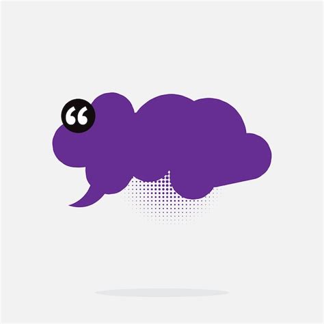 Premium Vector Abstract Creative Concept Vector Empty Speech Square Quote Text Bubble