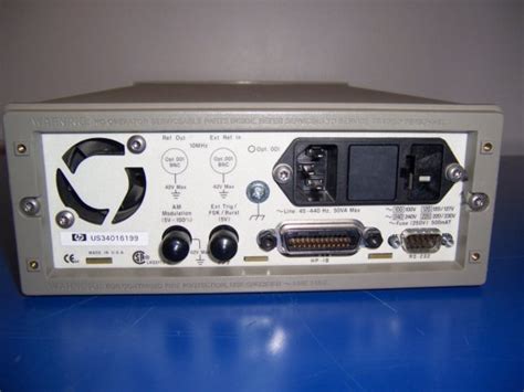 10529 HP 33120A 15 MHZ FUNCTION ARBITRARY WAVEFORM GENERATOR In Elk River MN USA