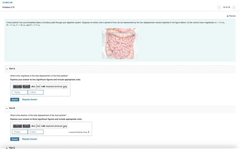 Solved Part C If The Average Speed Of The Particle Is Chegg