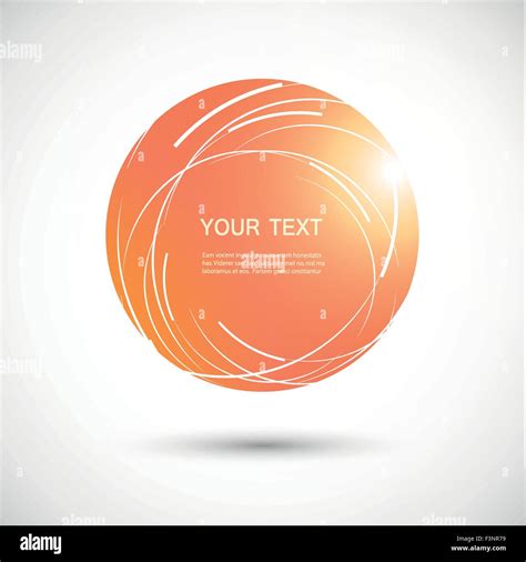 Vector Color Circle Line Design Stock Vector Image And Art Alamy