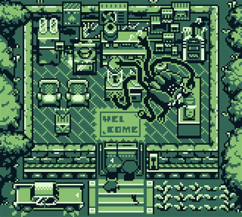 The Matrix Top Down Game Boy Mockup Rpixelart