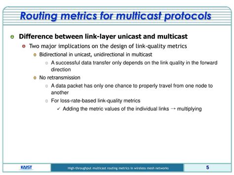 ppt high throughput multicast routing metrics in wireless mesh networks powerpoint