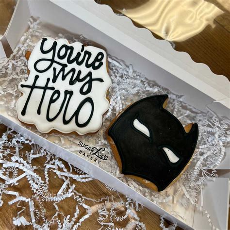 Dad Hero Cookie In Box Sugar Love Bakery