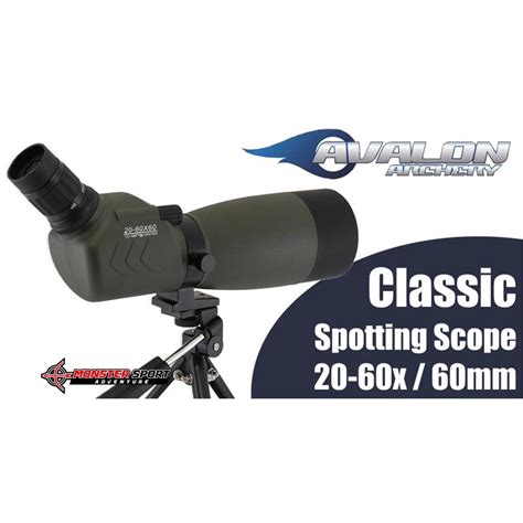 Archery Avalon Archery Classic Spotting Scope 20 60 X 60mm Archery