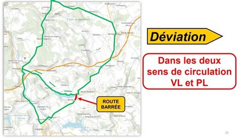 Cinq Mois De Déviation Entre Langres Et Montigny