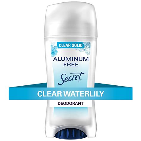 Secret Aluminum Free Clear Solid Deodorant For Women Walgreens