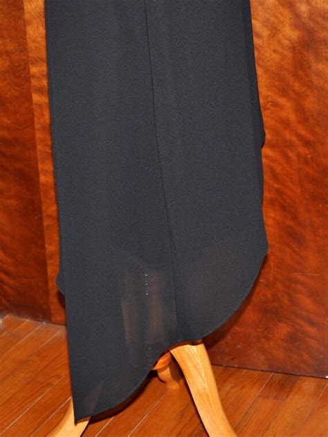 Vintage Scott And Jessica Mcclintock Black One Shoulder… Gem