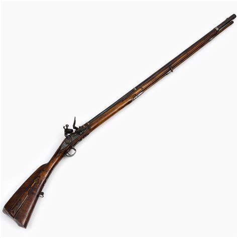 A Flintlock Rifle For Civilian Use The Clasp Marked P Rundberg 18th