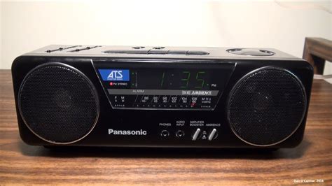 Panasonic Clock Radio With Cd Player At Terri Kent Blog