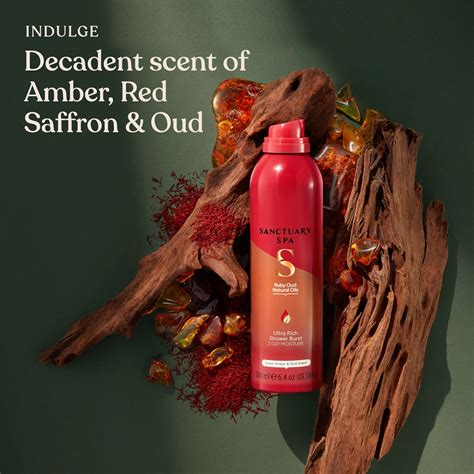 Sanctuary Spa Ruby Oud Shower Foam With Nourishing Effect Uk