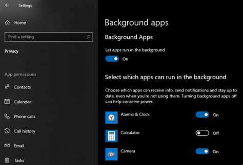 Windows 10 Configure Which Apps Can Run In The Background Technipages