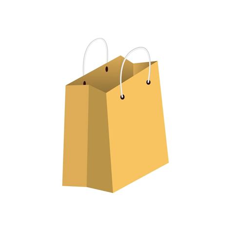 Premium Vector Paper Bag Vector Art