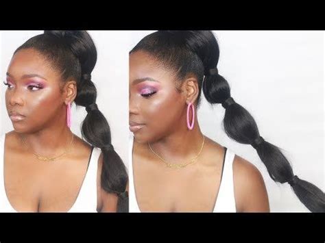 Bubble Ponytail Princess Jasmine Ponytail With Braiding Hair Bubble Ponytail Braided