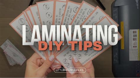 How To Laminate Savings Challenges Diy Laminating Tips Youtube